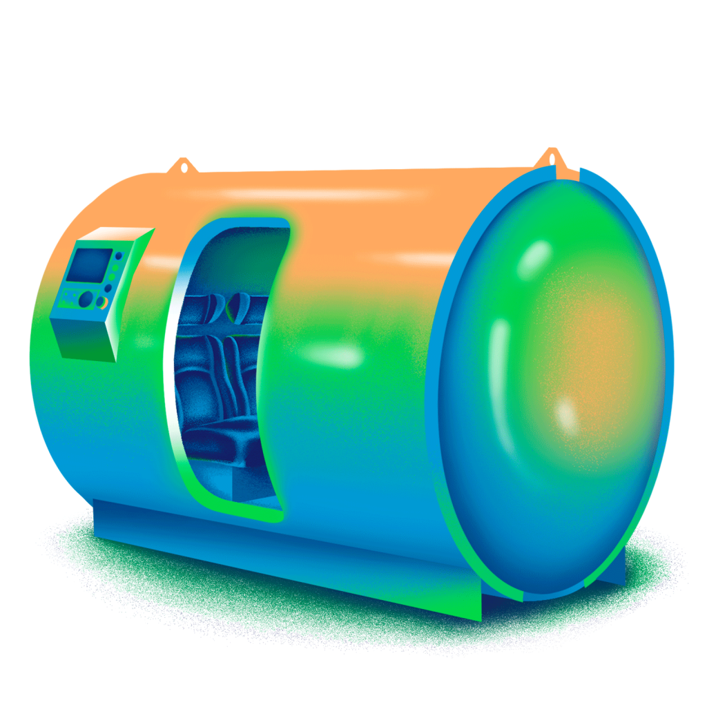 GIZA - Multiplace hyperbaric chamber (4-seater) for wellness HBOT (2.0 ATA)