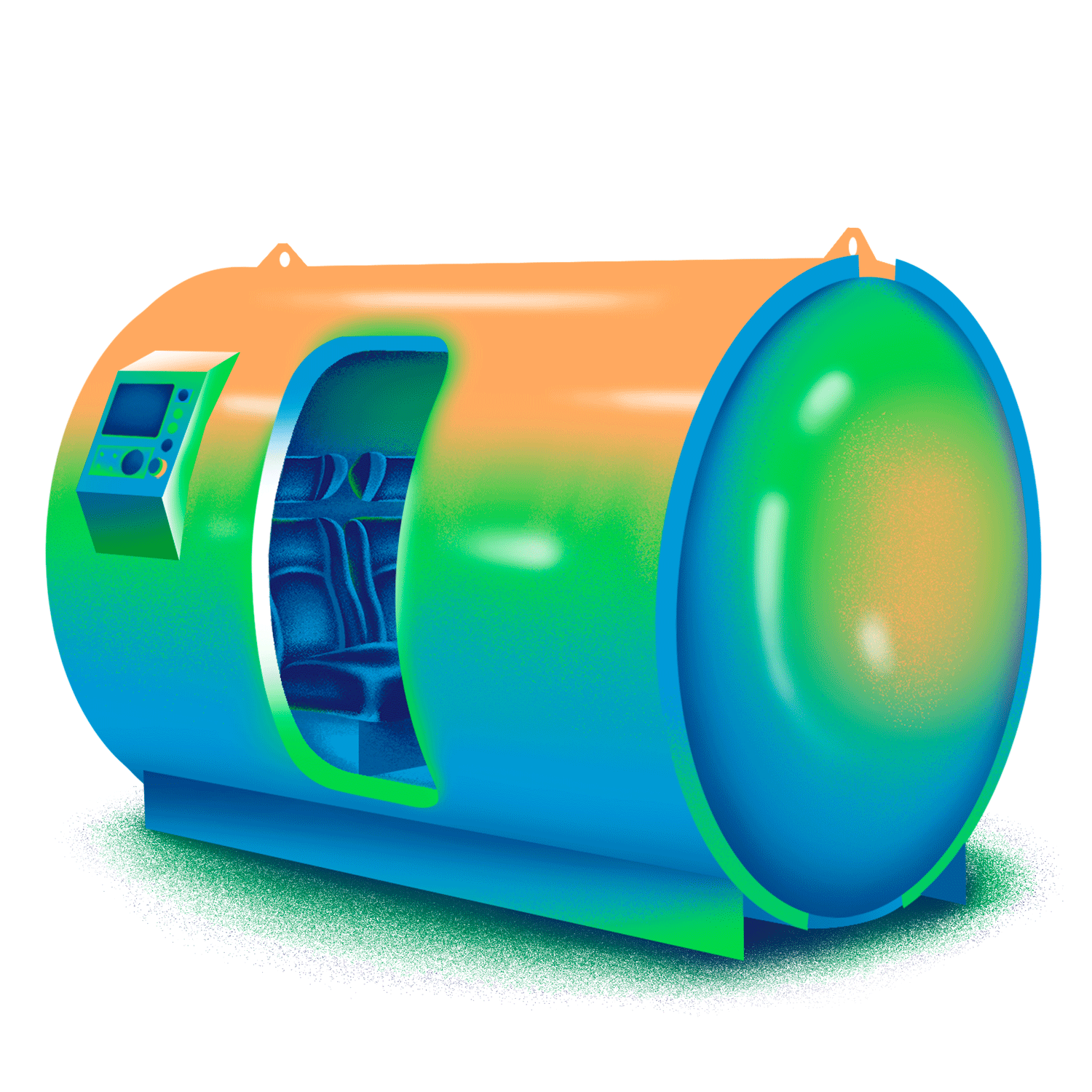 GIZA - Multiplace hyperbaric chamber (4-seater) for wellness HBOT (2.0 ATA)