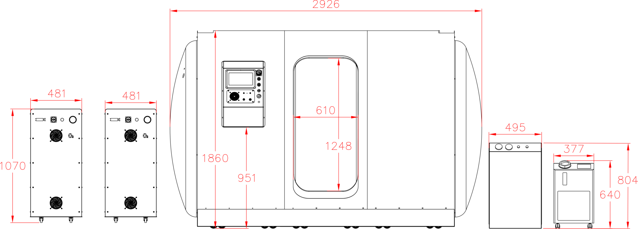 ZEUGMA - Monoplace Hyperbaric Chamber for optimal HBOT